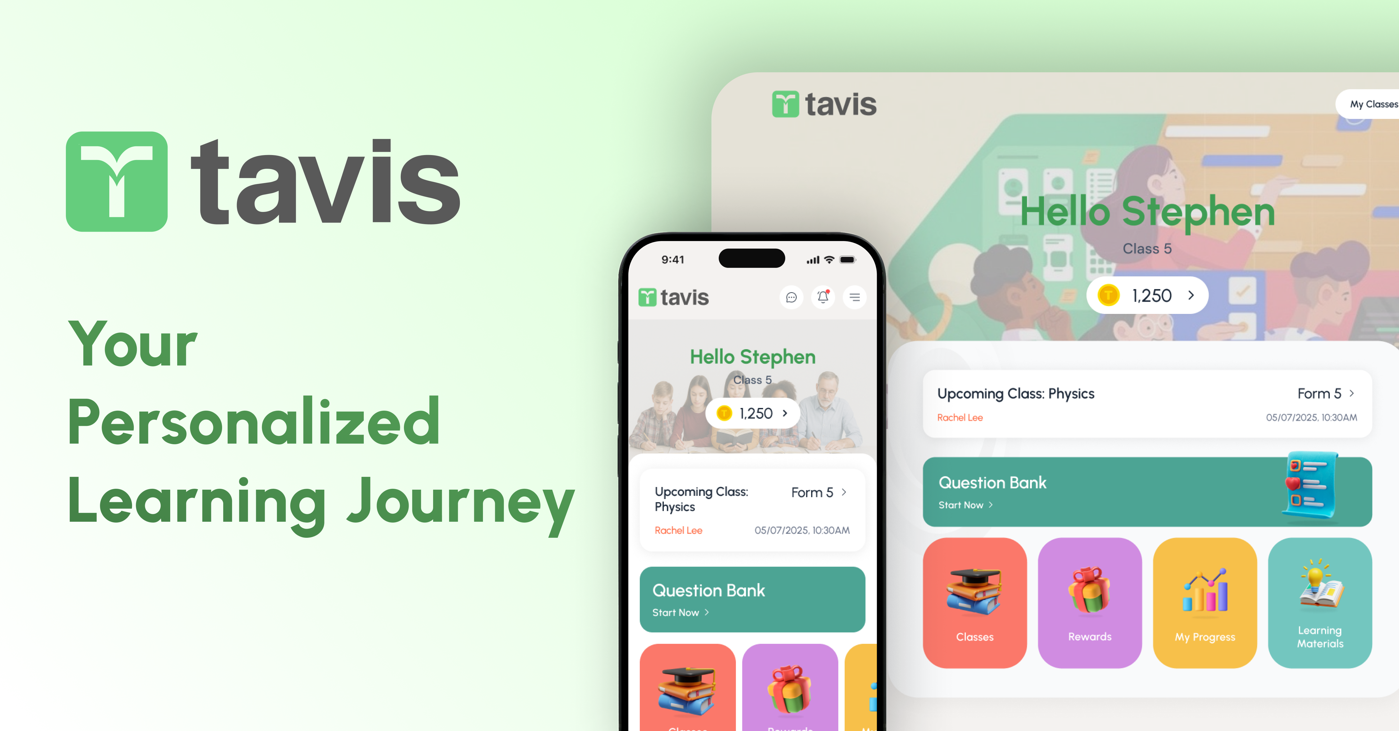 Tavis - Student Learning Platform